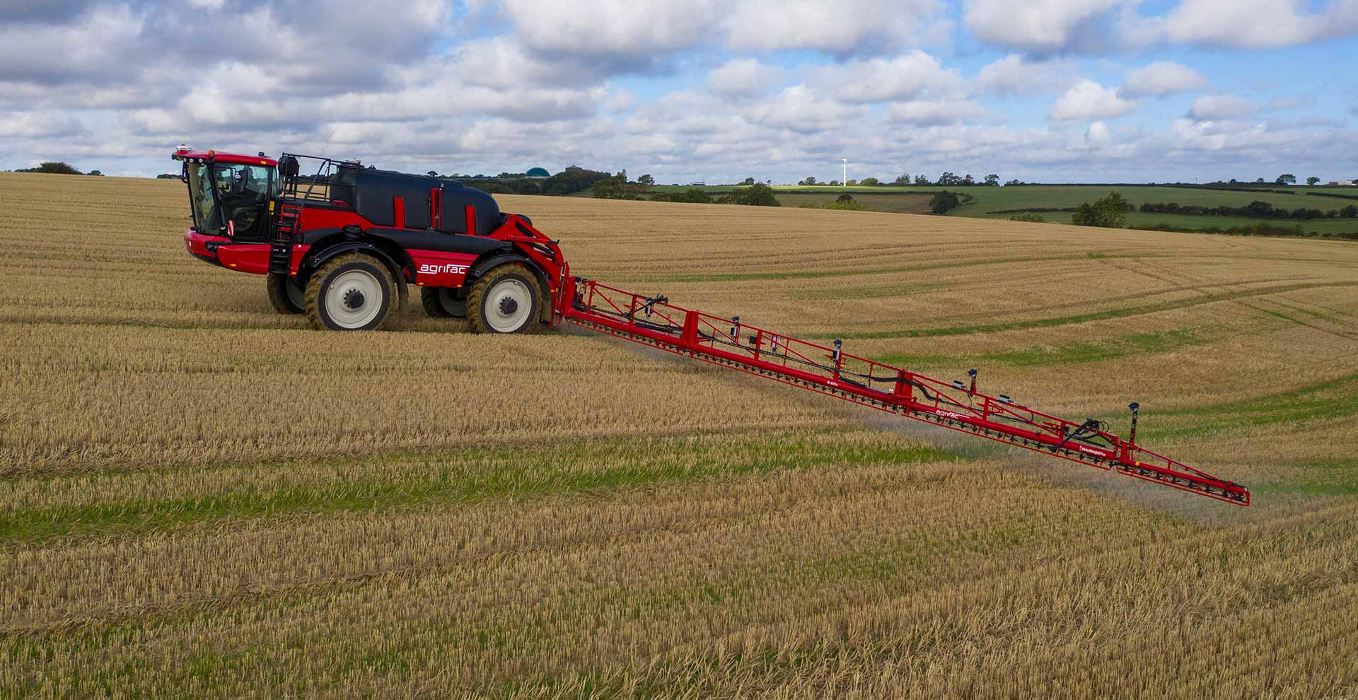 Beautiful example of spot spraying - Agrifac Australia